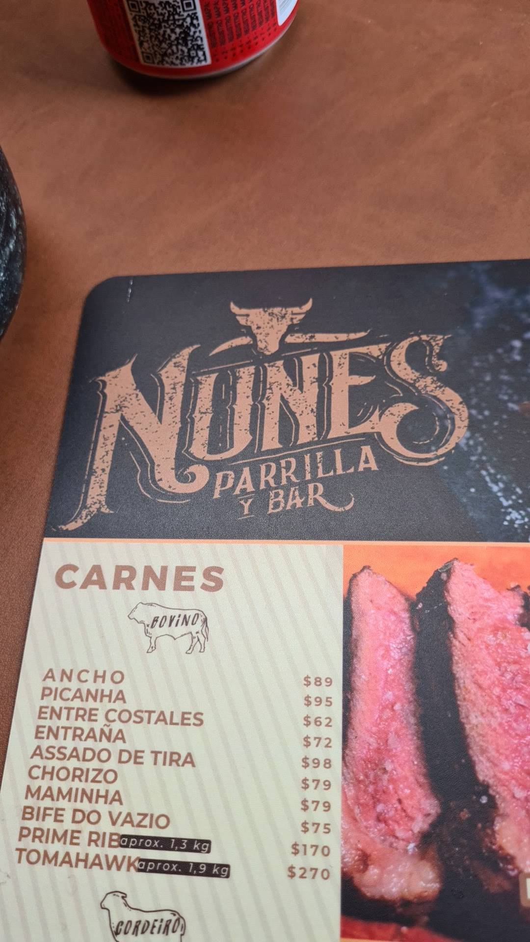 Menu em Nunes Parrilla restaurante, São Paulo