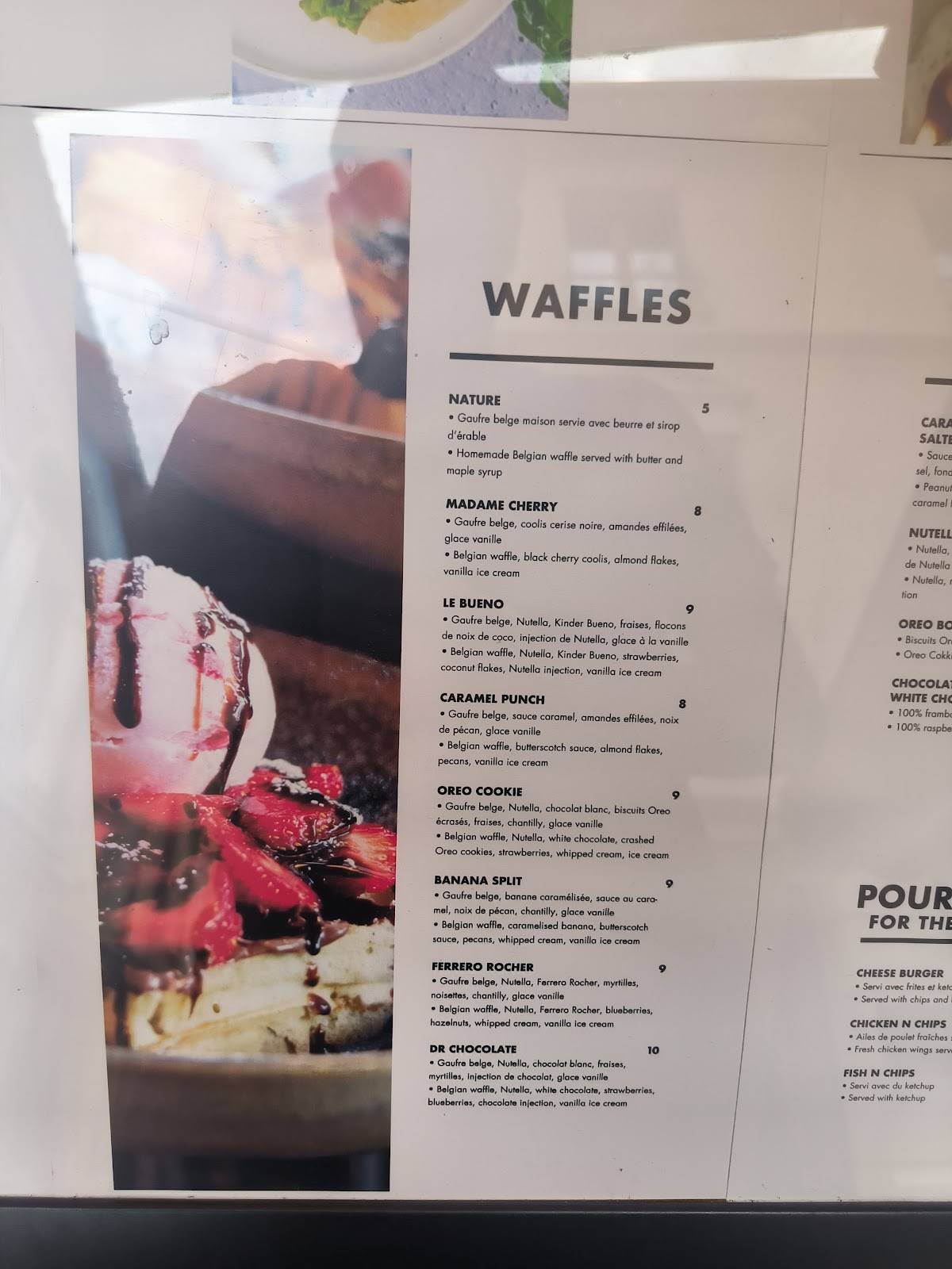 Menu au Ohlala Burgers restaurant, Bergerac