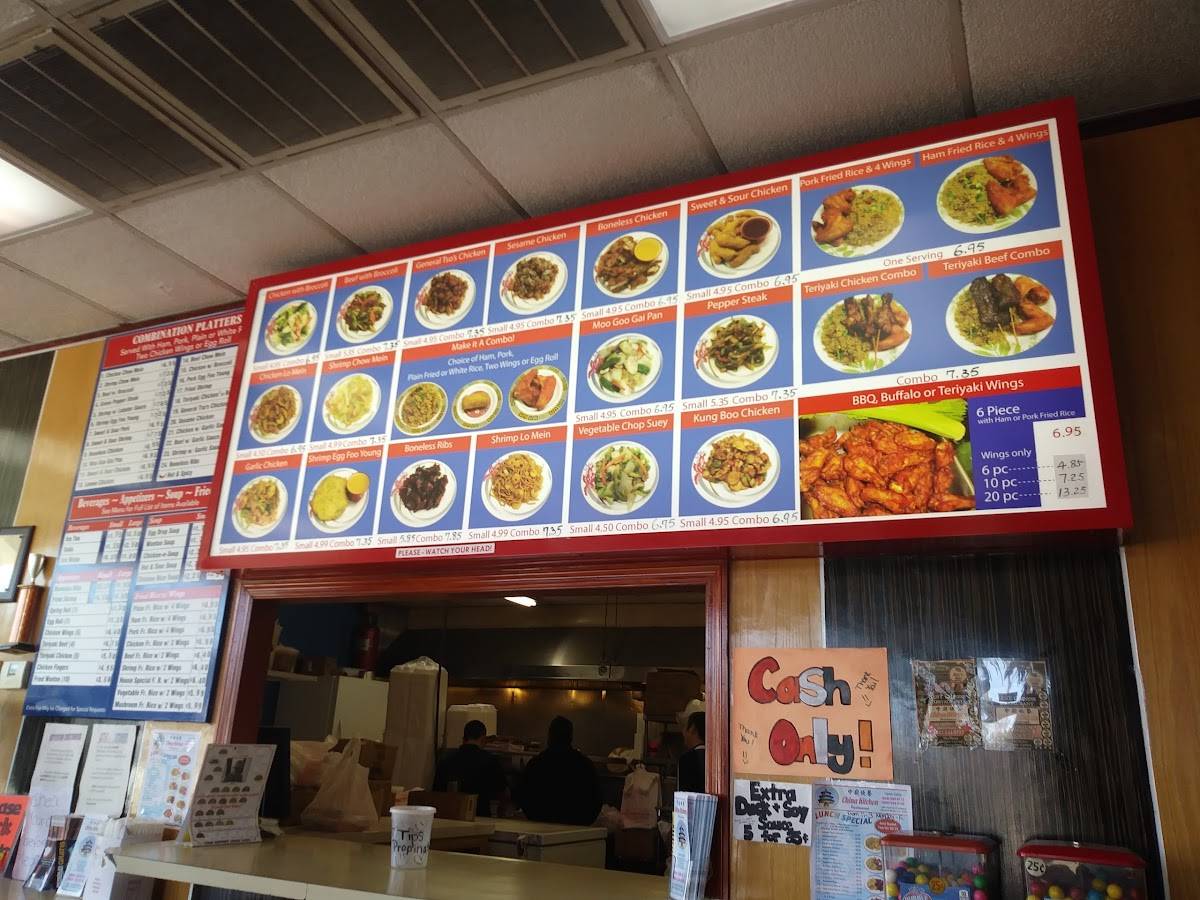 Menu at China Kitchen restaurant, Orangeburg, Chestnut St