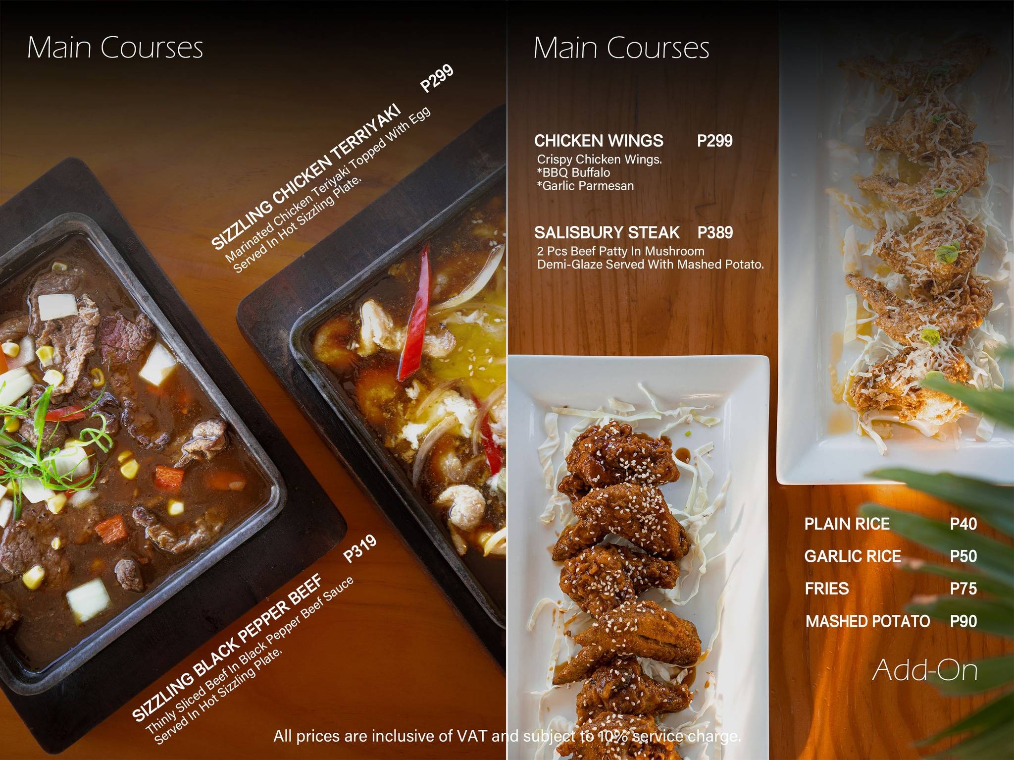 Menu at MIST restaurant, Panglao, Anos Fonacier Circumferential Rd