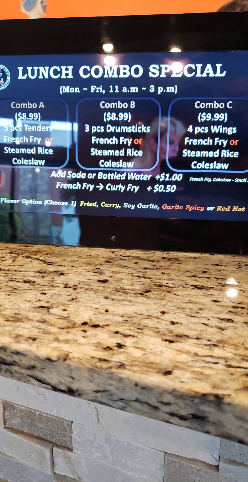 Menu at Choong Man Chicken Peachtree City restaurant, Peachtree City