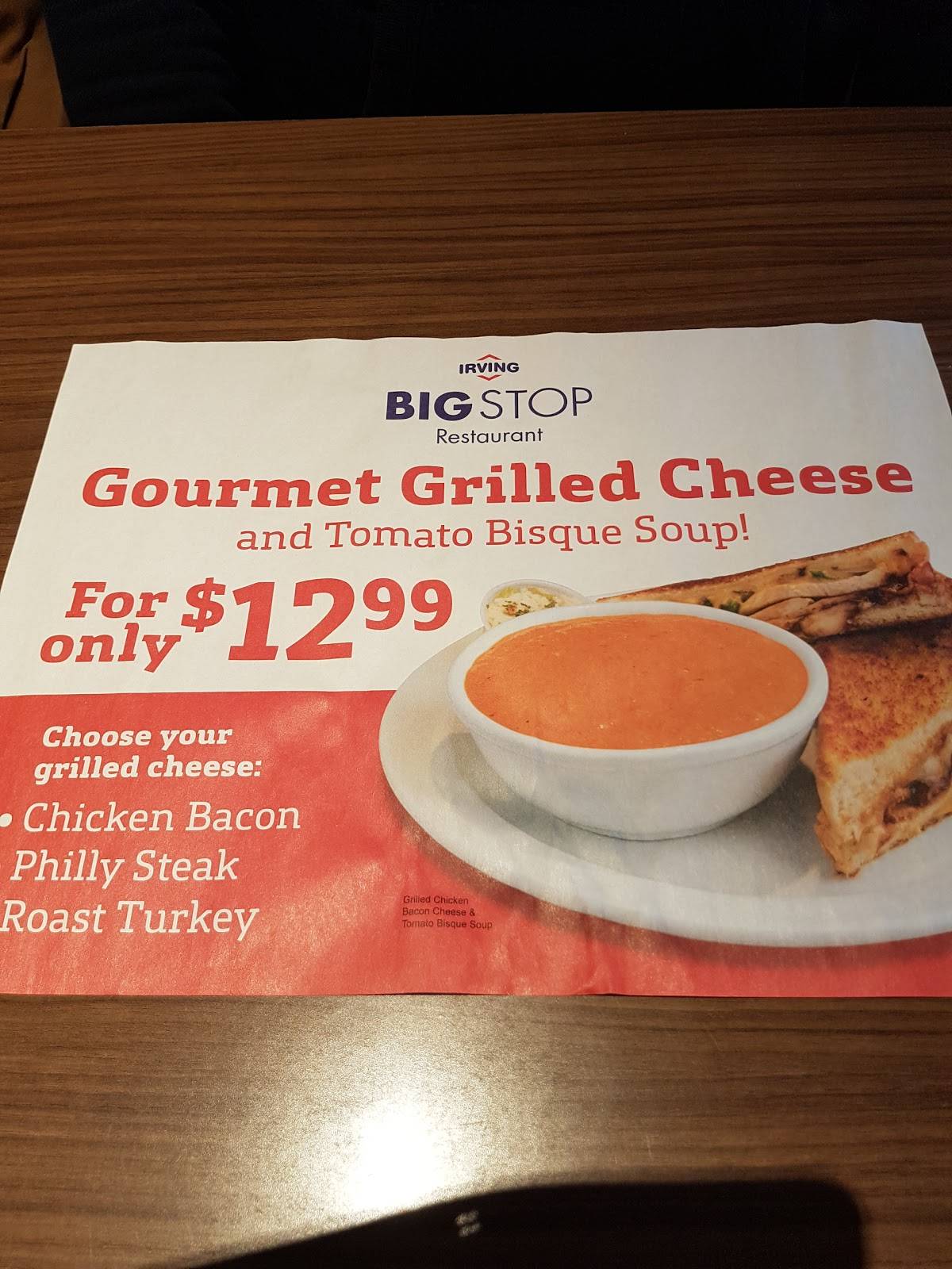 Menu at Pembroke Big Stop Restaurant, Pembroke, Paul Martin Dr