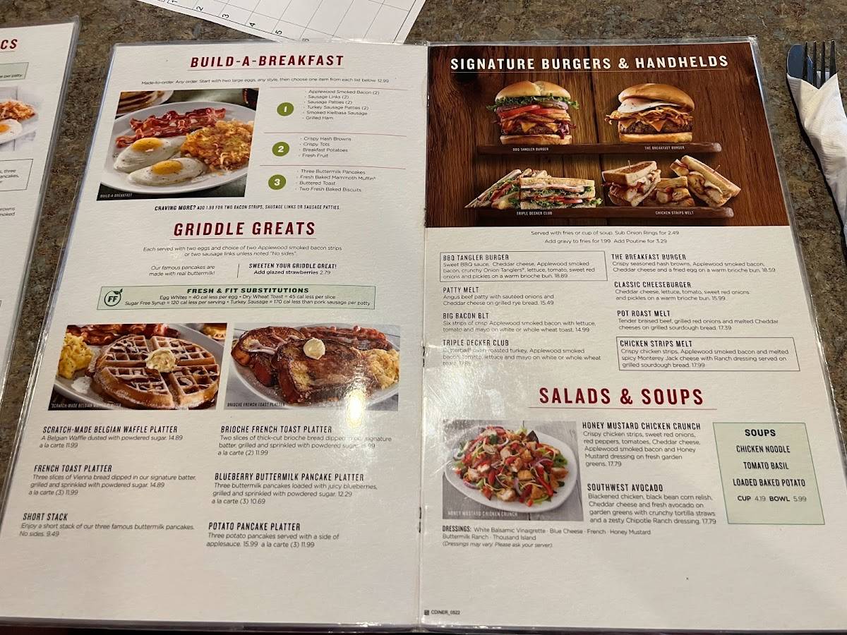 Menu at Perkins Restaurant & Bakery, Ottawa