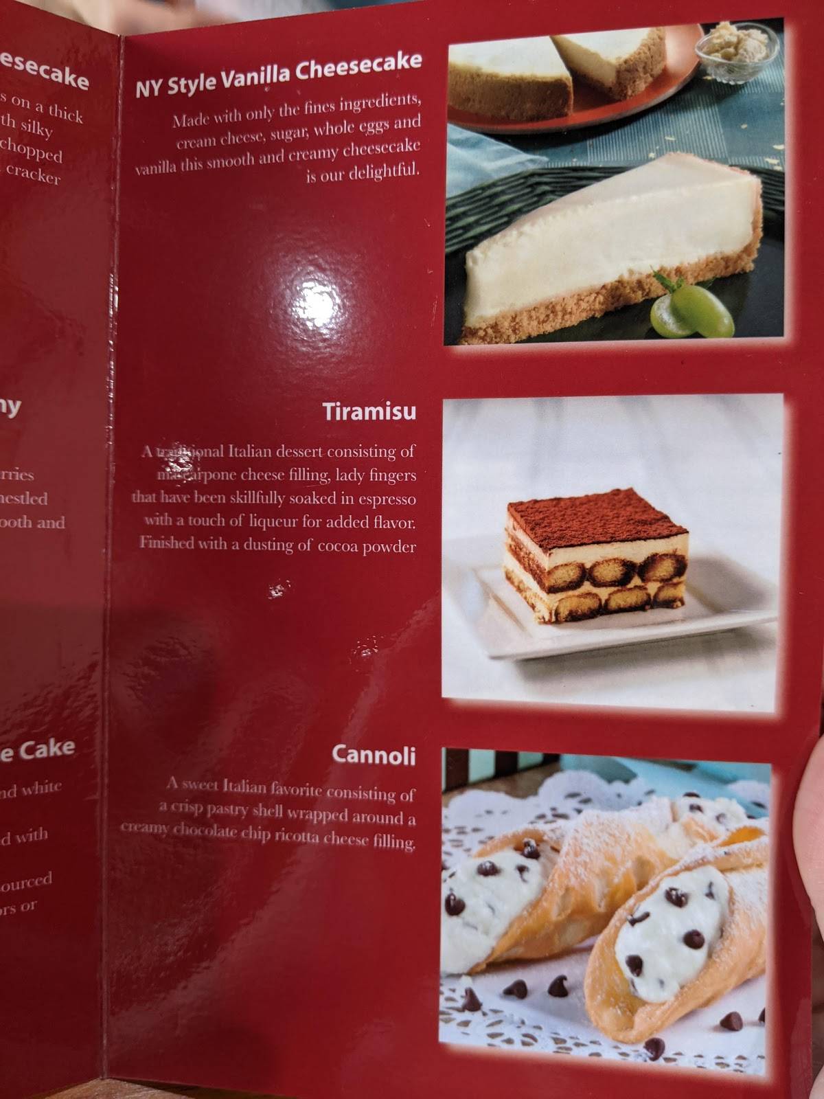 Menu at Rigatoni's Pizzeria & Italian, Pilot Mountain