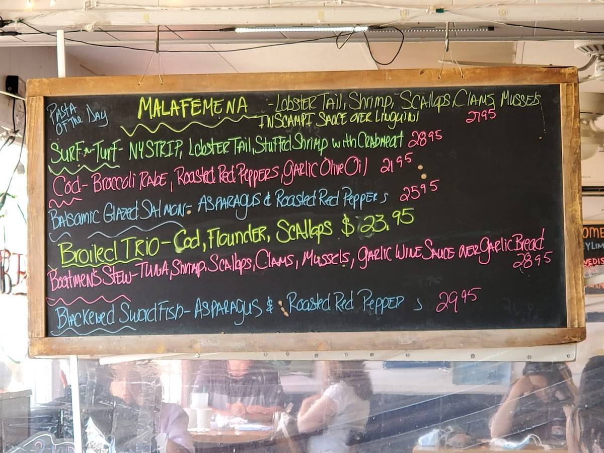 Menu at Spike's Fish Market & Restaurant, Point Pleasant Beach