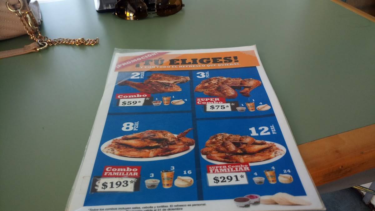 Carta del restaurante Pollo Brujo, Villahermosa, Doña Fidencia 501