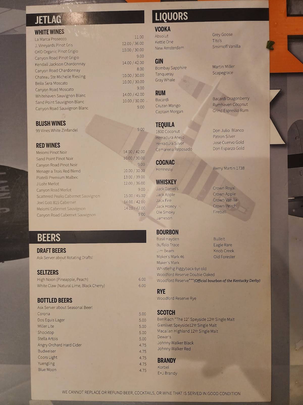 Menu at Props Steak and Seafood Restaurant, Warner Robins