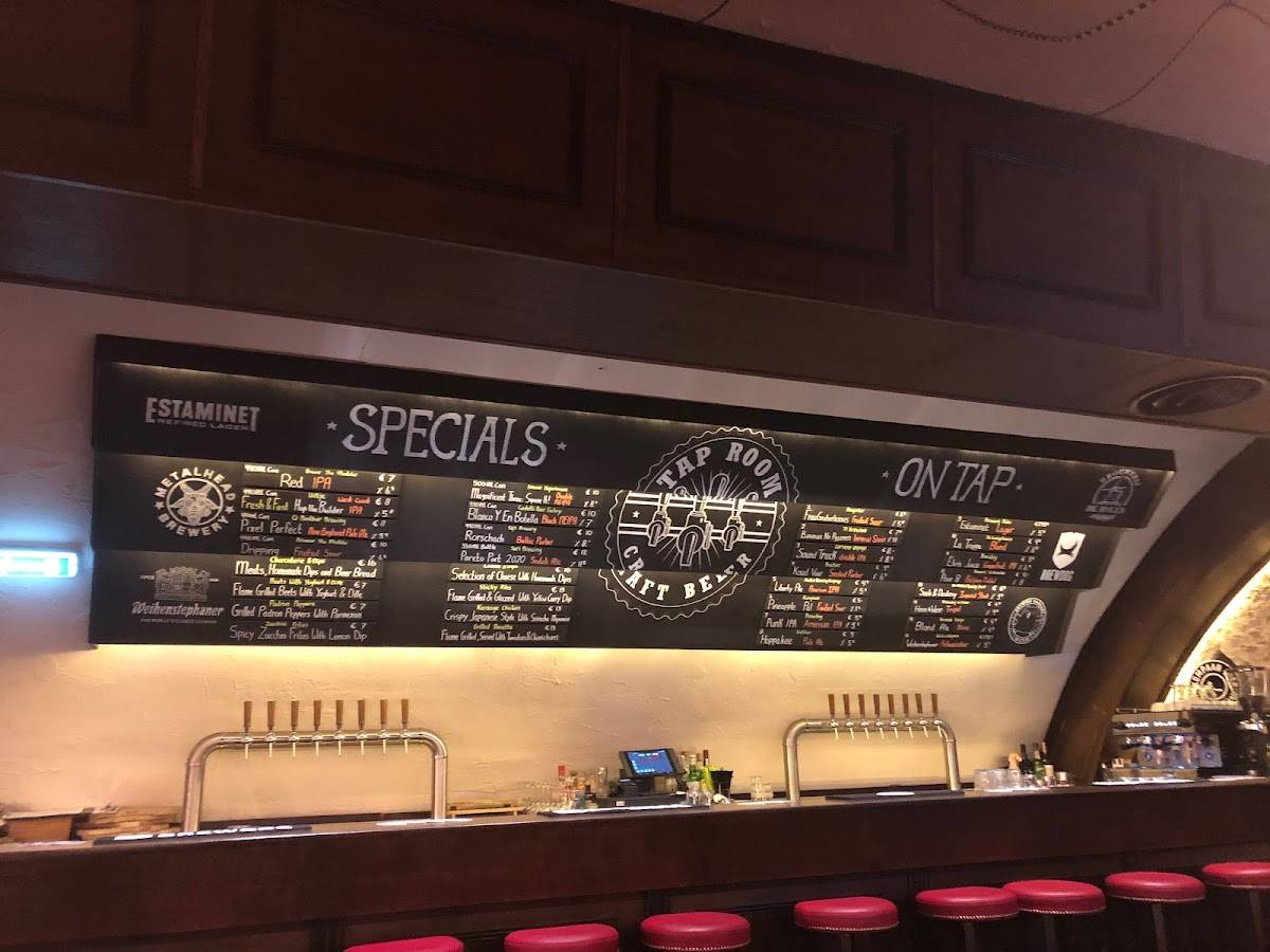 Speisekarte von TAP ROOM, Den Haag