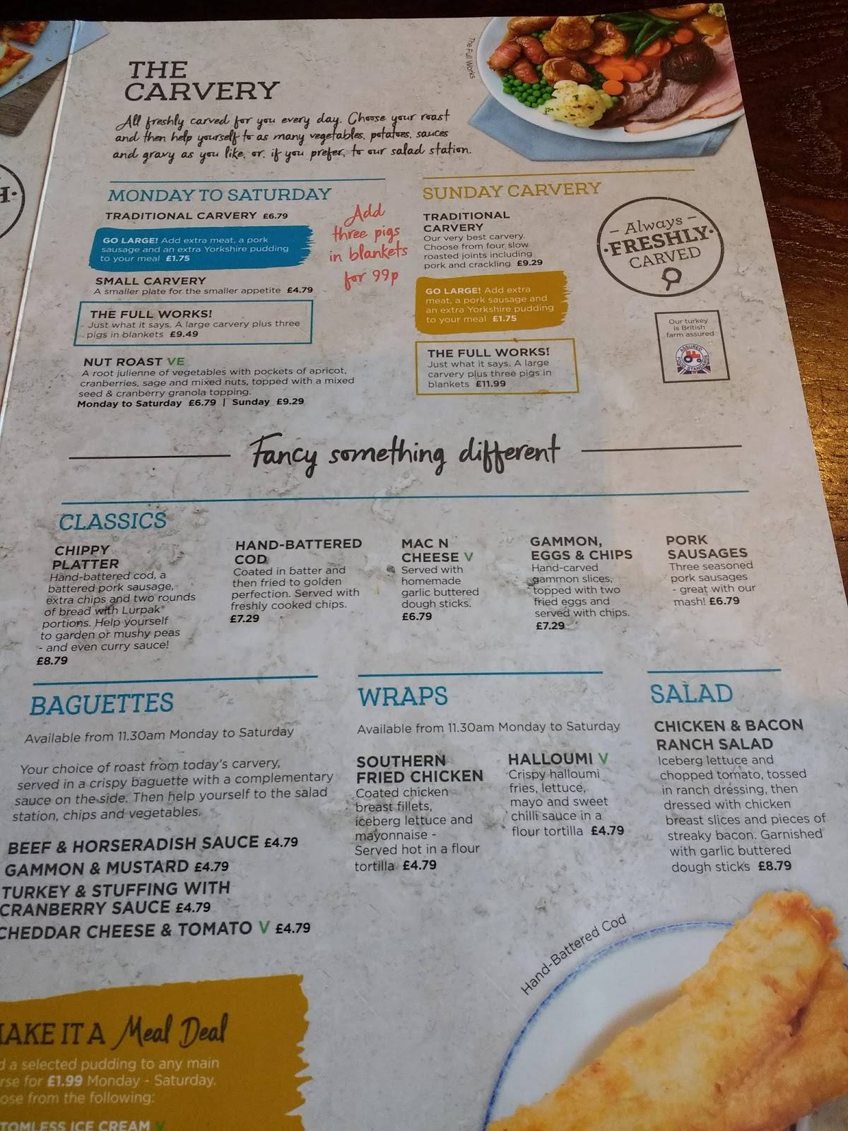 Menu at The Beach Arms Stonehouse pub & bar, Basingstoke