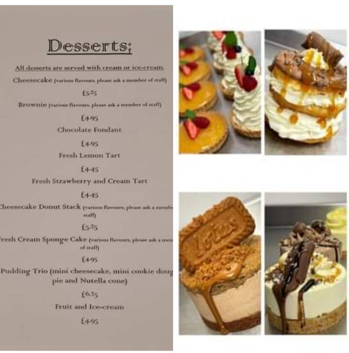 Menu at The Bridge inn wine bar & Bistro, Ramshaw