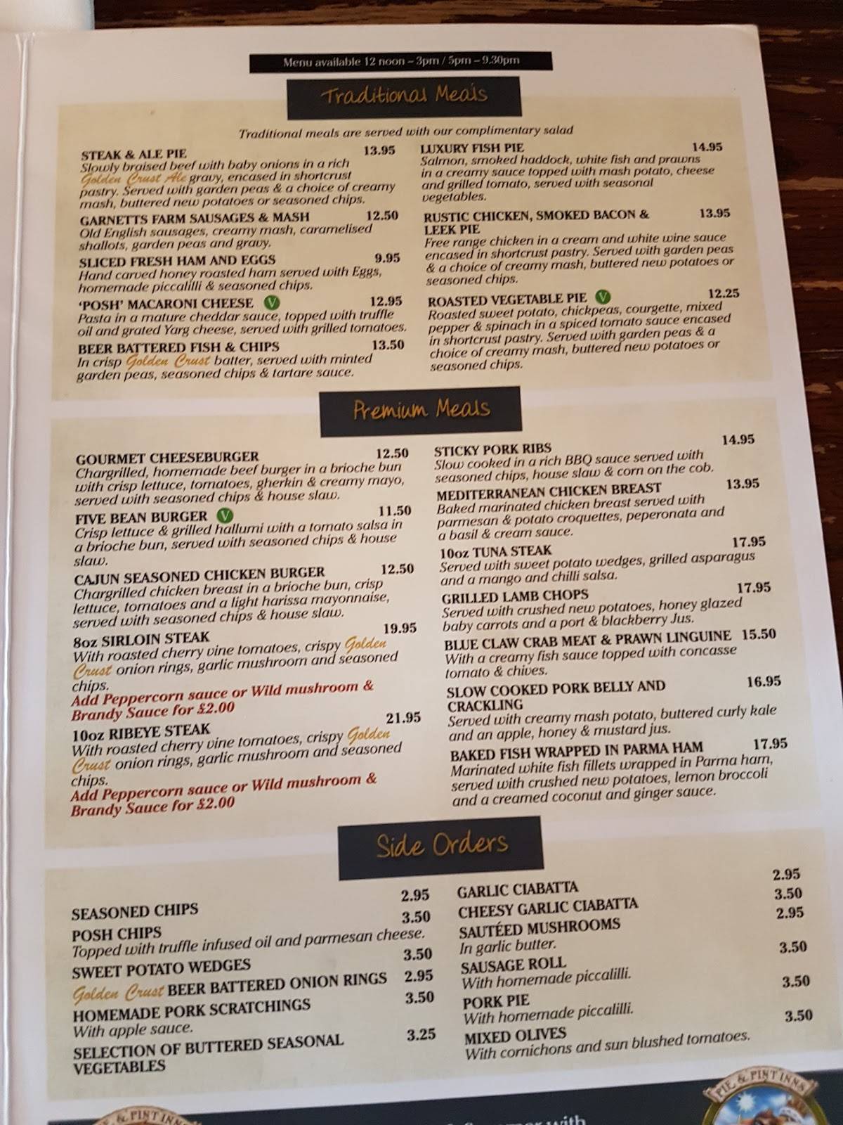 Menu at Hare - Roxwell pub & bar, Chelmsford, Bishops Stortford Rd
