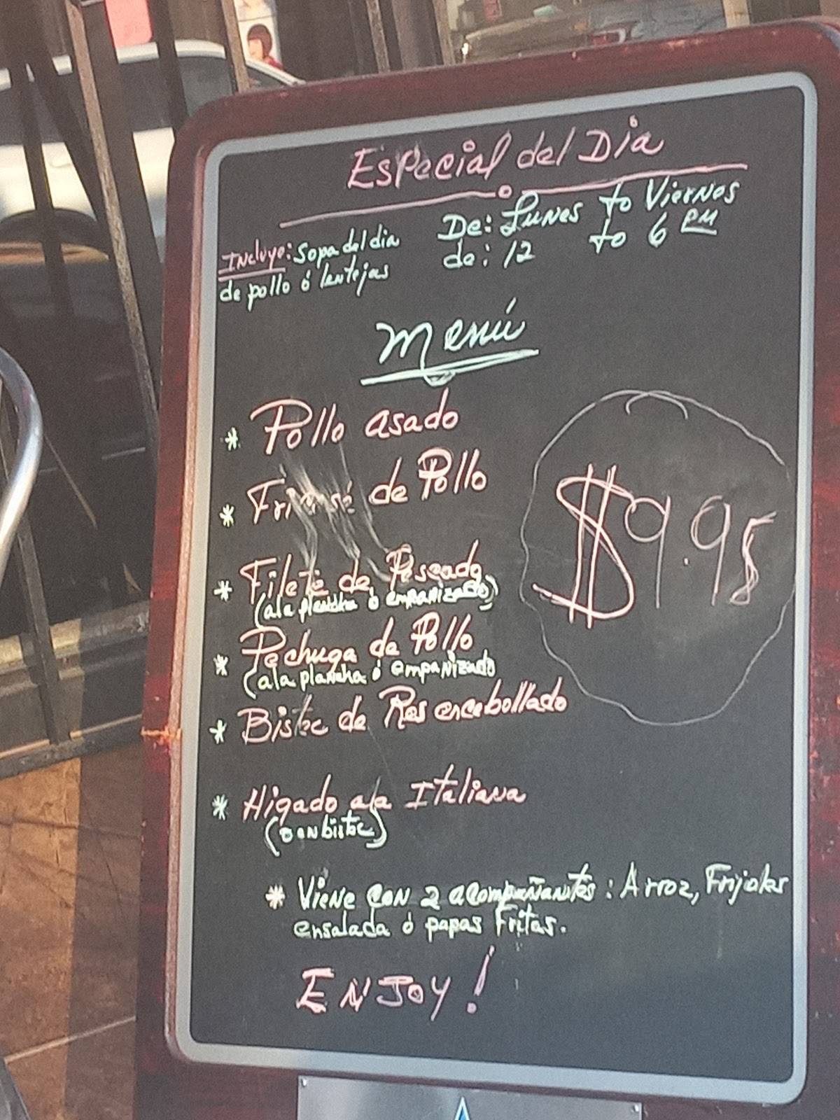Menu at The One & Only pub & bar, North Bergen, Bergenline Ave
