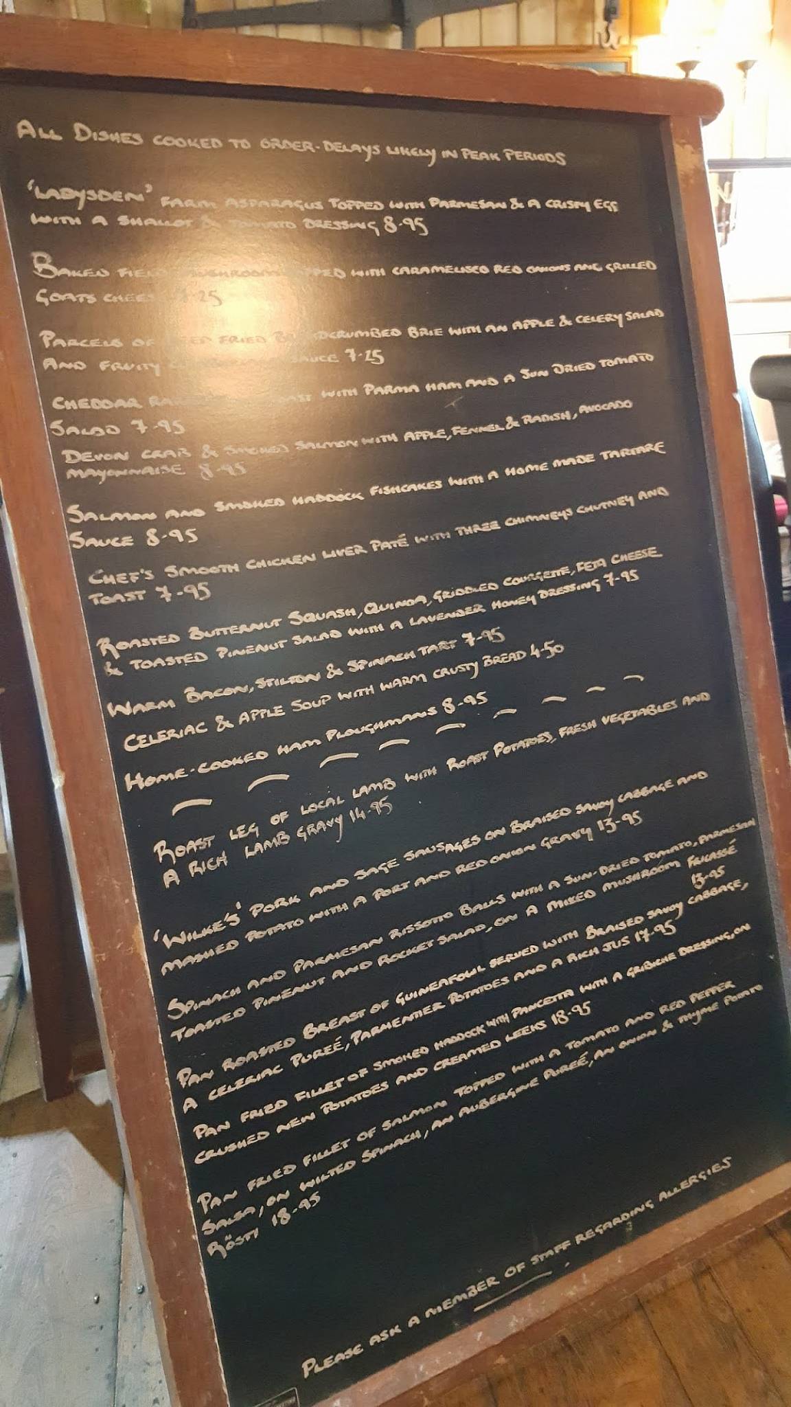 Menu at The Three Chimneys pub & bar, Smarden