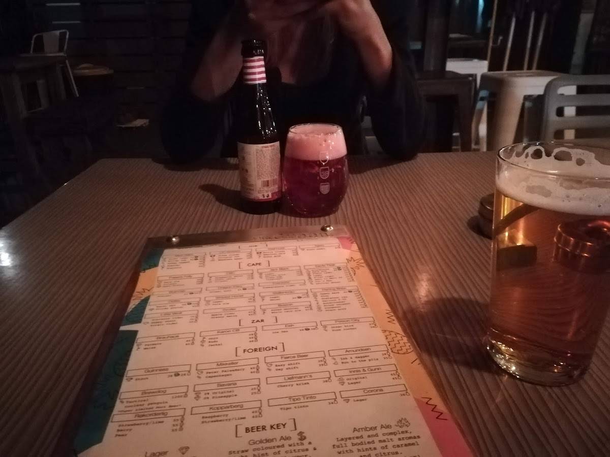 Menu at the Green Craft Bar - Benoni, Benoni
