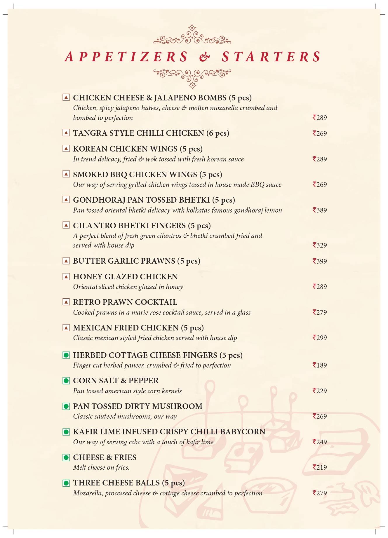Menu at Remo's The Coffee Shop & Global Bistro, Kolkata