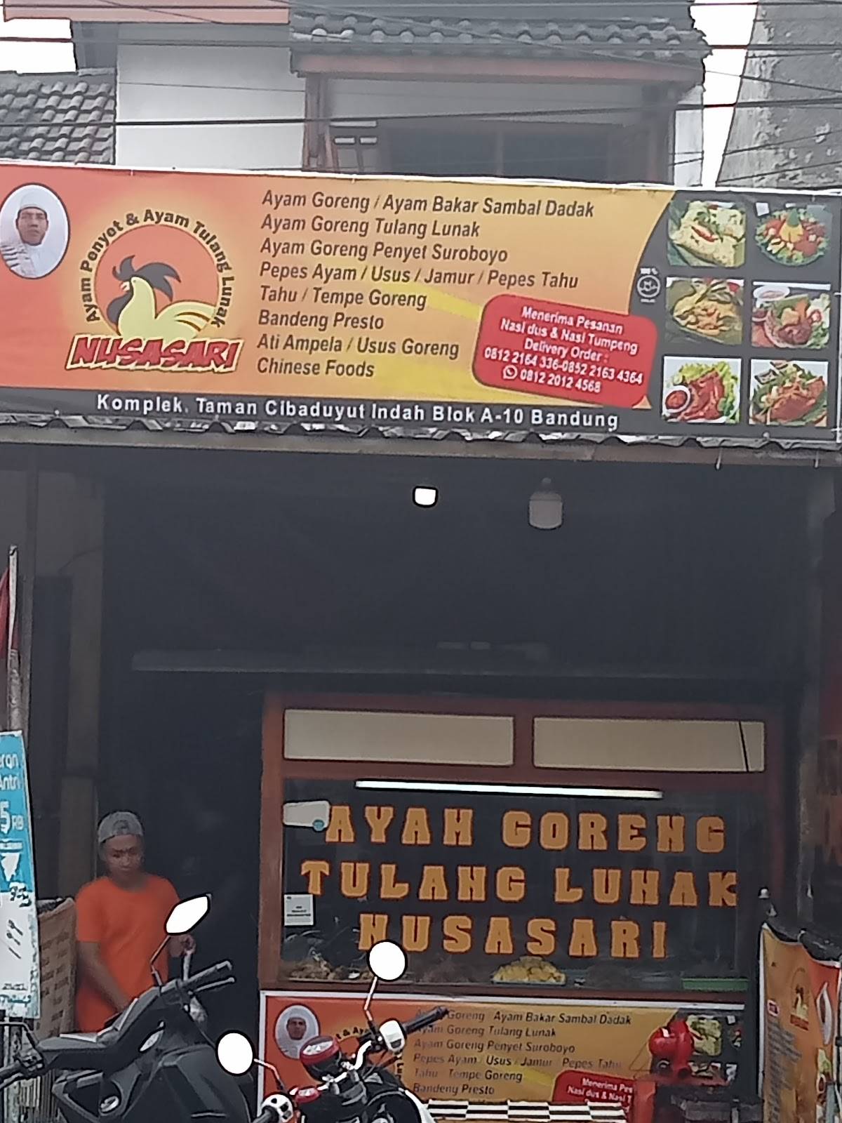 Carta del restaurante Ayam Bakar Dan Goreng Lunak Nusasari, Bandung
