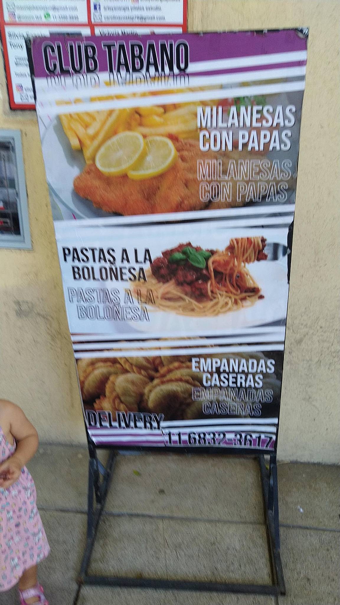 Carta del restaurante C.S.D El Tábano, Buenos Aires, Dr. Rómulo Naón 3029