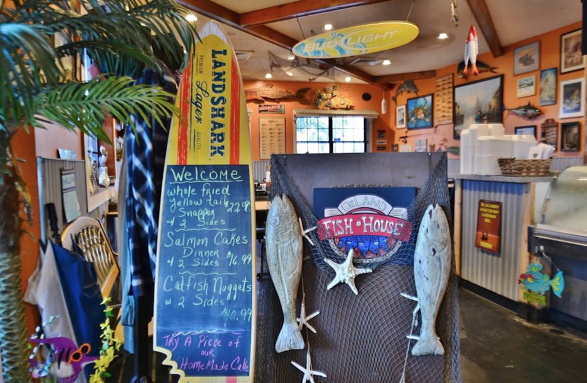 Menu at Deland Fish House restaurant, DeLand, 310 E International ...