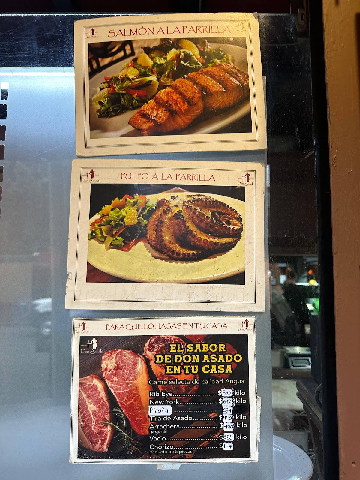 Carta del restaurante Don Asado Rio Lerma, Ciudad del México, C. Río ...