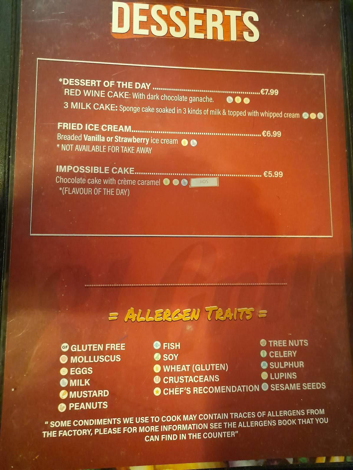 Menu at El Grito Mexican Taqueria Mountjoy Square restaurant, Dublin ...