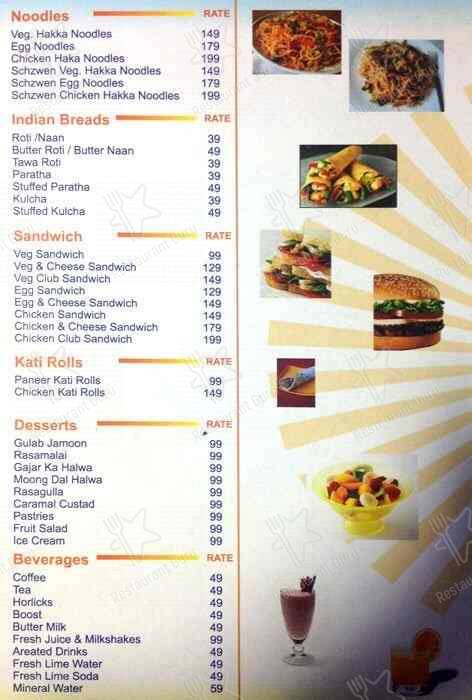Menu at Fenix - Sunray Hotel, Bengaluru, WMRX+X7Q