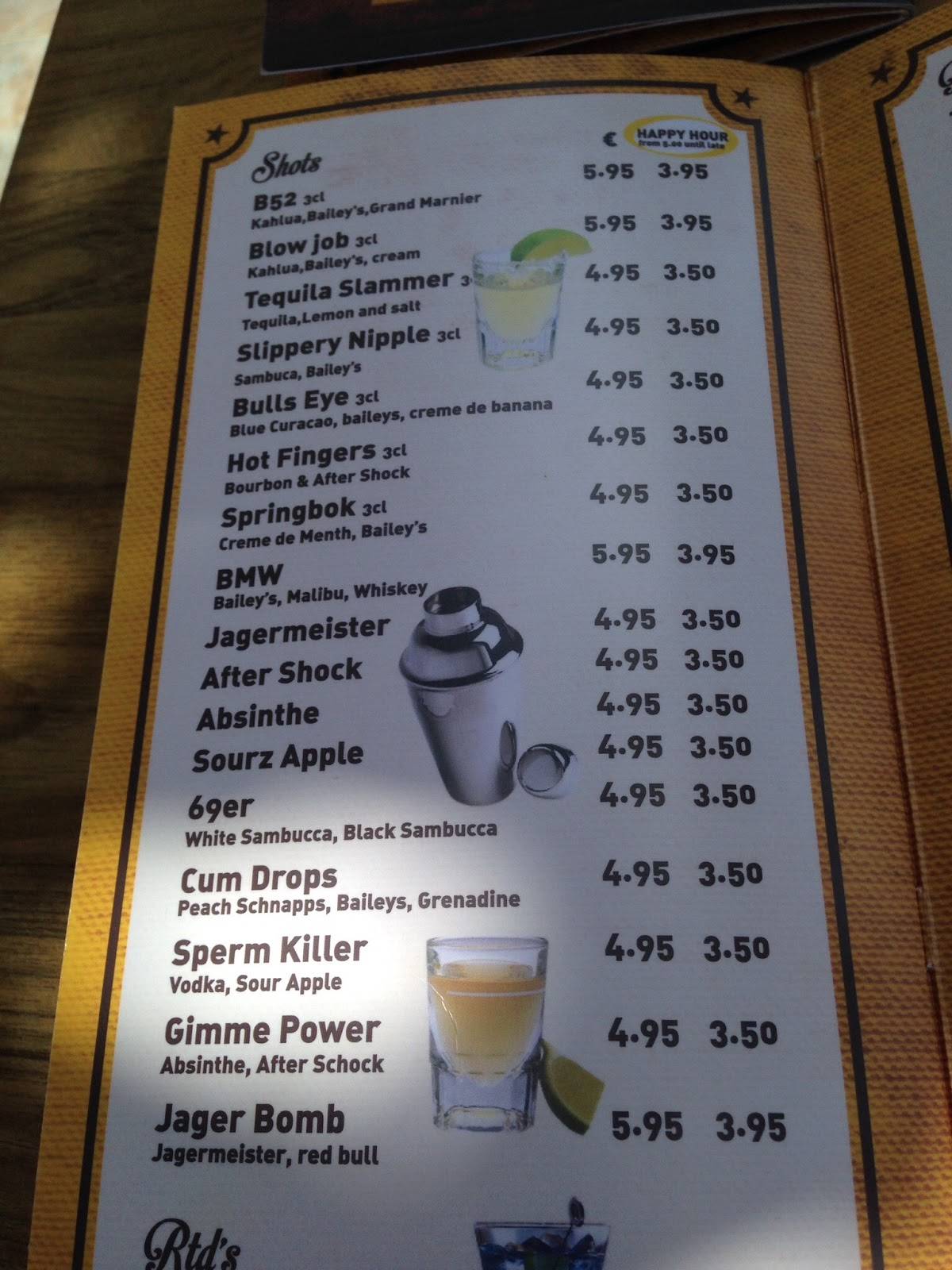 Menu at Fiesta Bar & Grill, Paphos