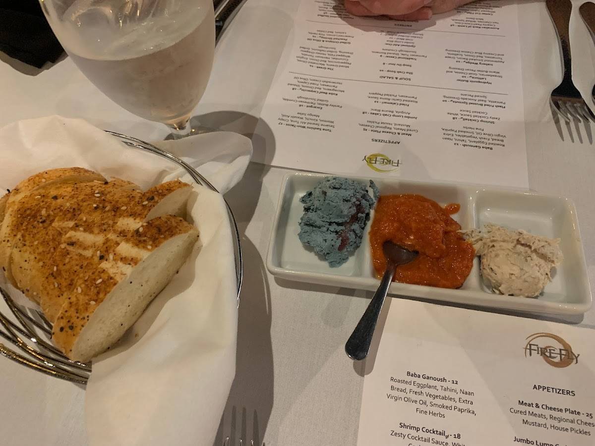 Menu at Firefly restaurant, Panama City Beach
