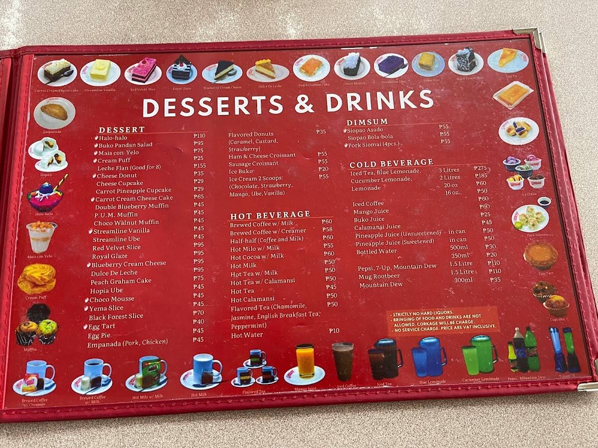 Menu at GOODTASTE RESTAURANT, Baguio, Otek St