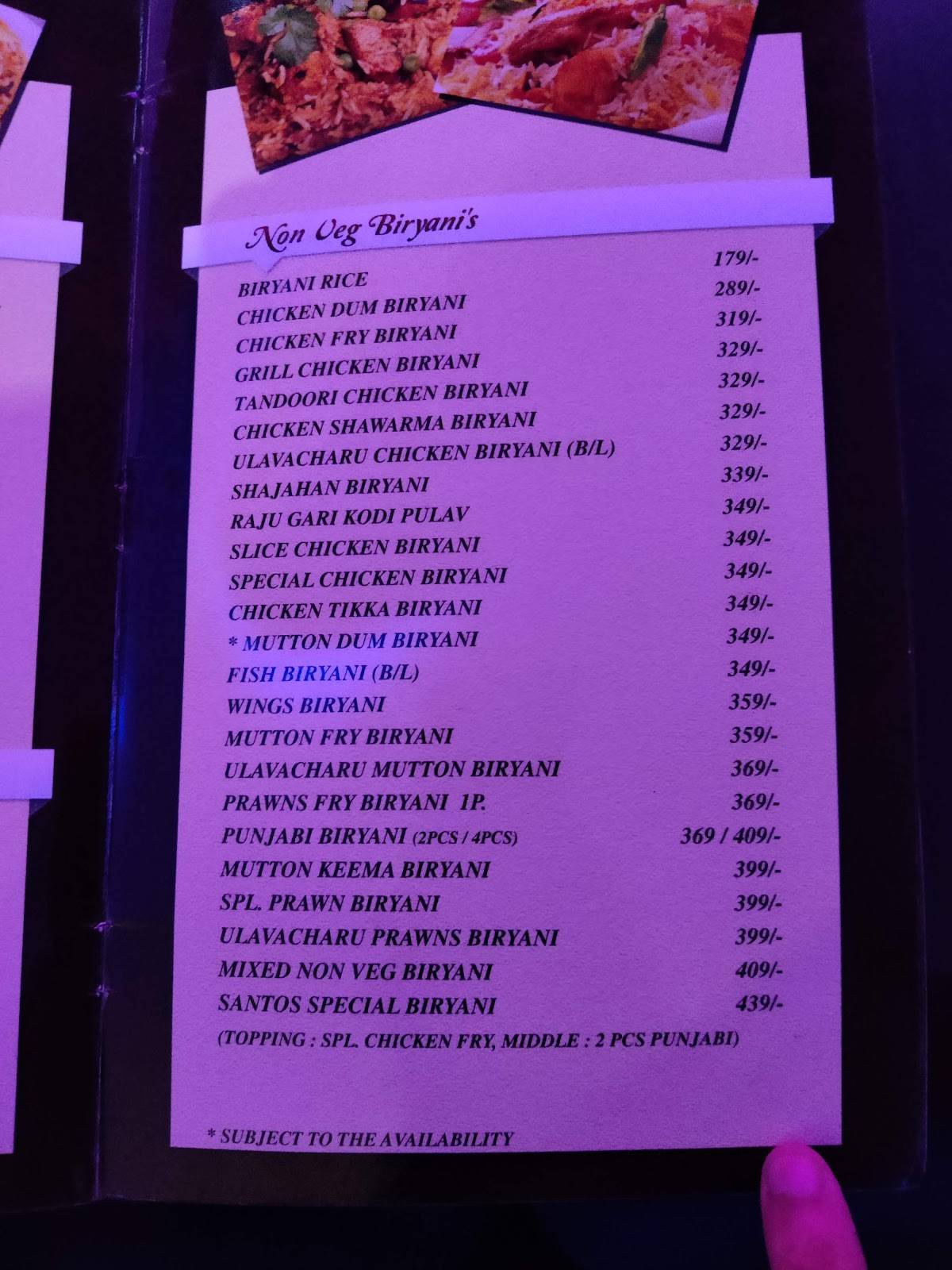Menu at Klub F5 Coffee Shop, Vijayawada, 2nd St