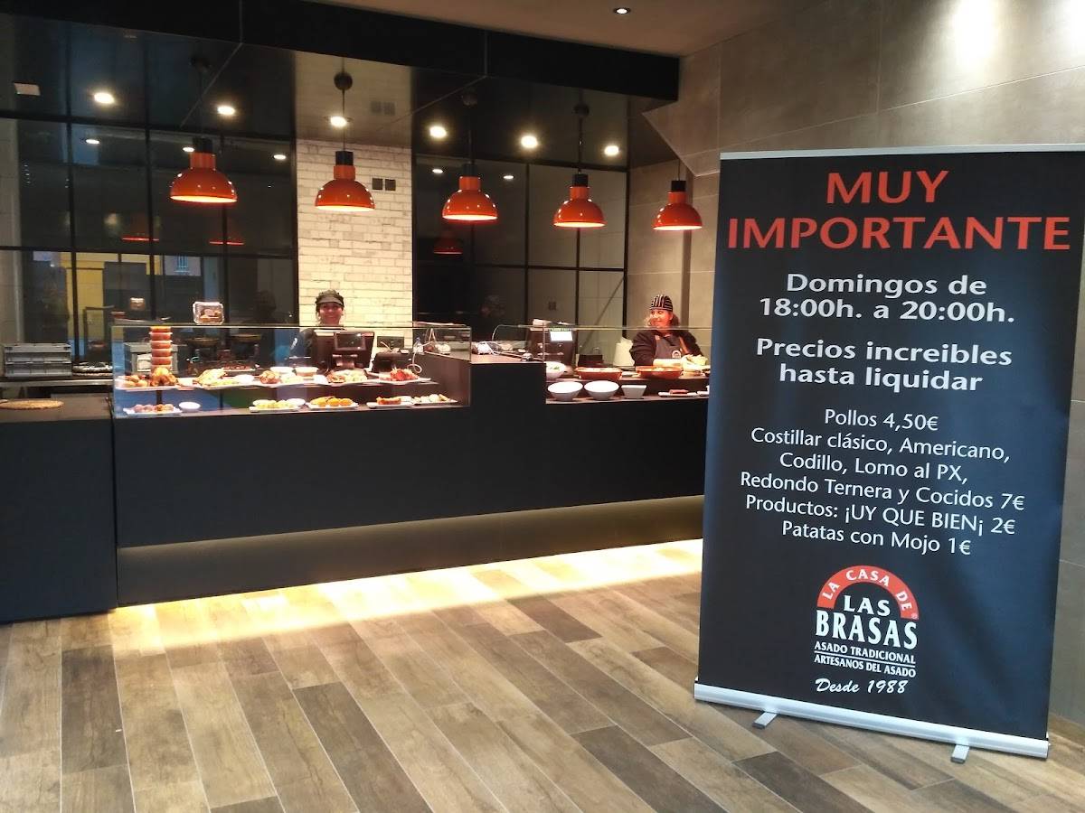 Carta de parrilla La Casa de las Brasas, Rivas-Vaciamadrid