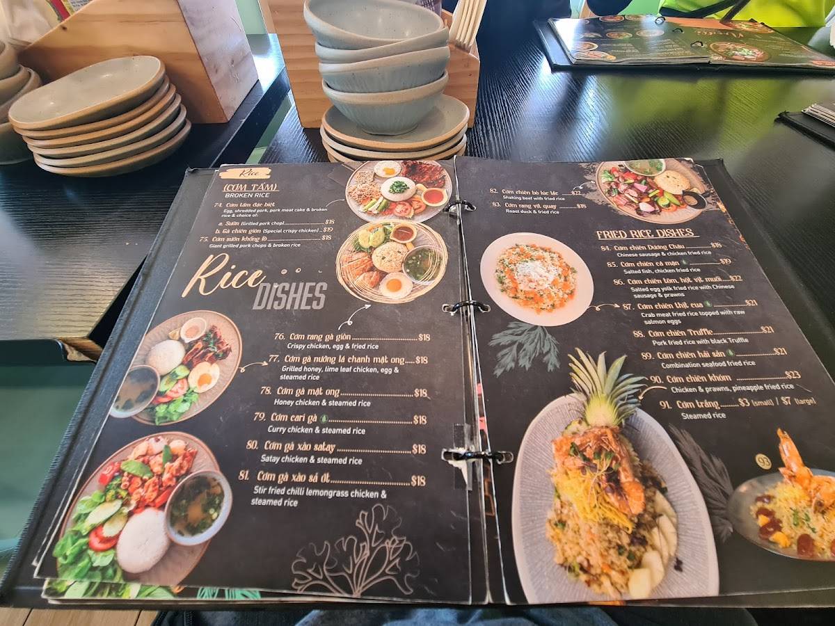 Menu at Little Viet Restaurant, Morley