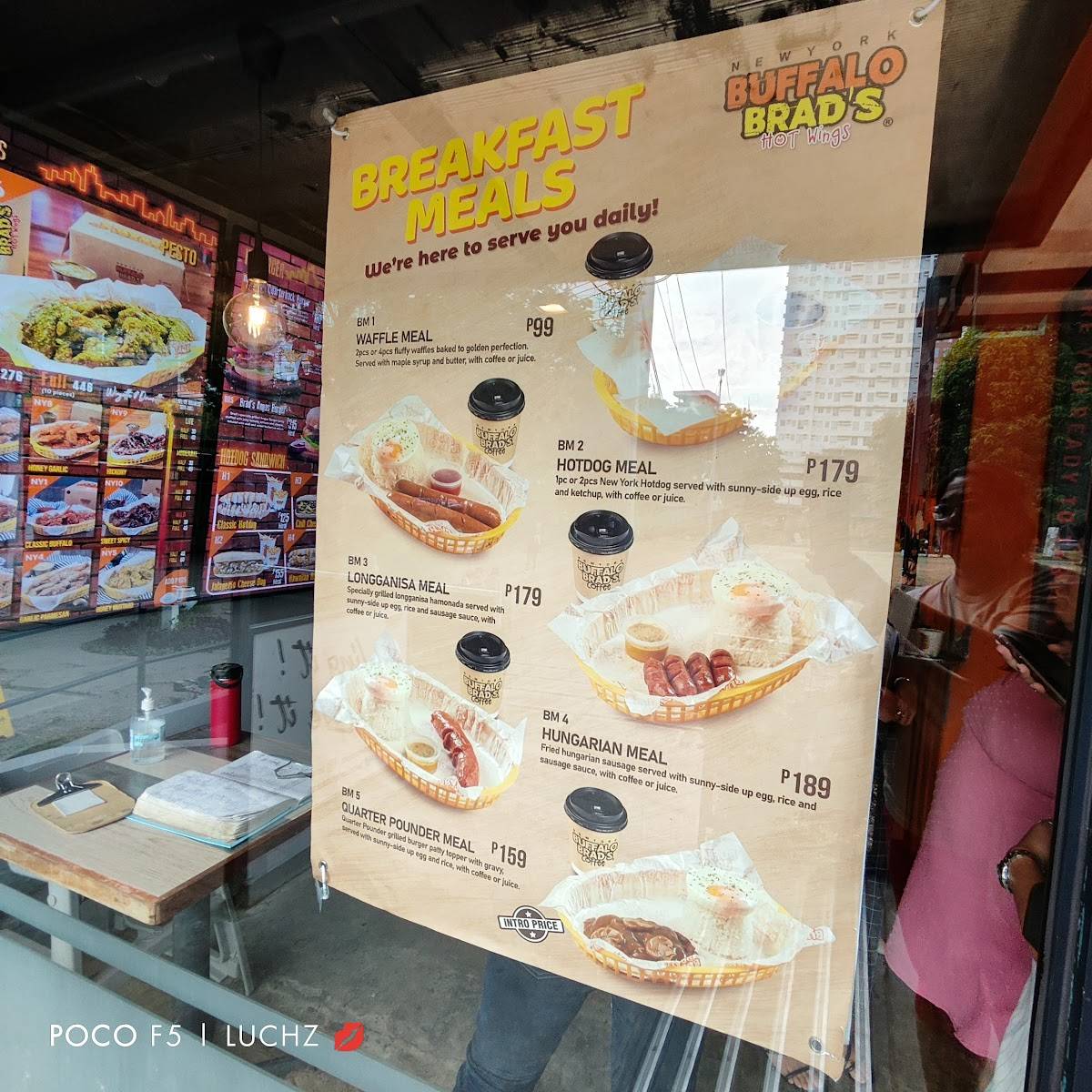 Menu at New York Buffalo Brad's Hot Wings restaurant, Cebu City, Garden ...