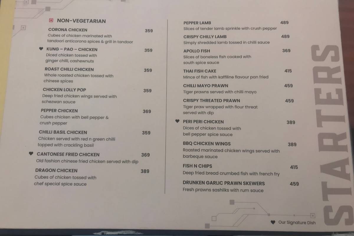 Menu at Robo Diner Best Restaurant in Tirupati, Tirupati