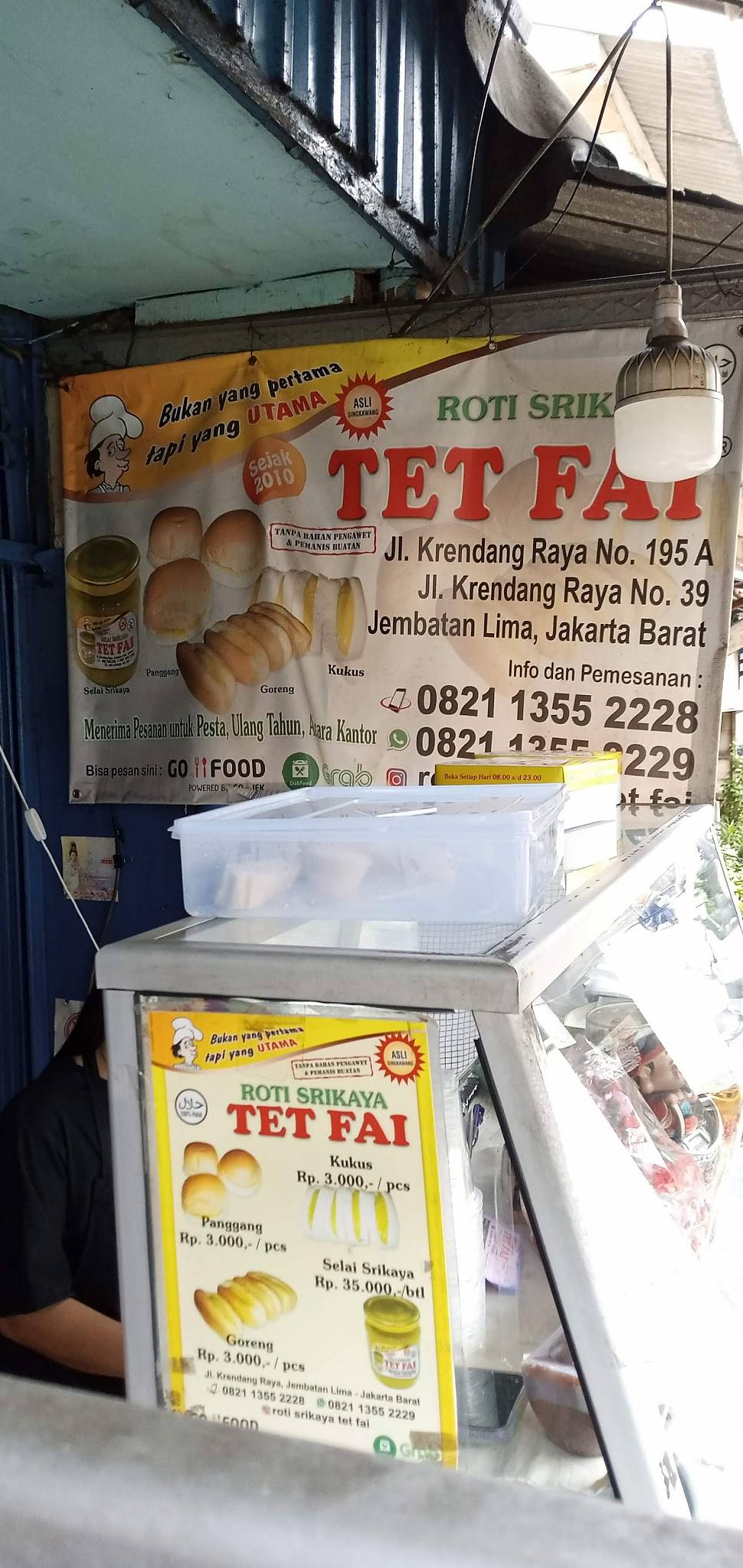 Carta de Roti Srikaya Tet Fai, West Jakarta, Jl. Krendang Raya No.39 A