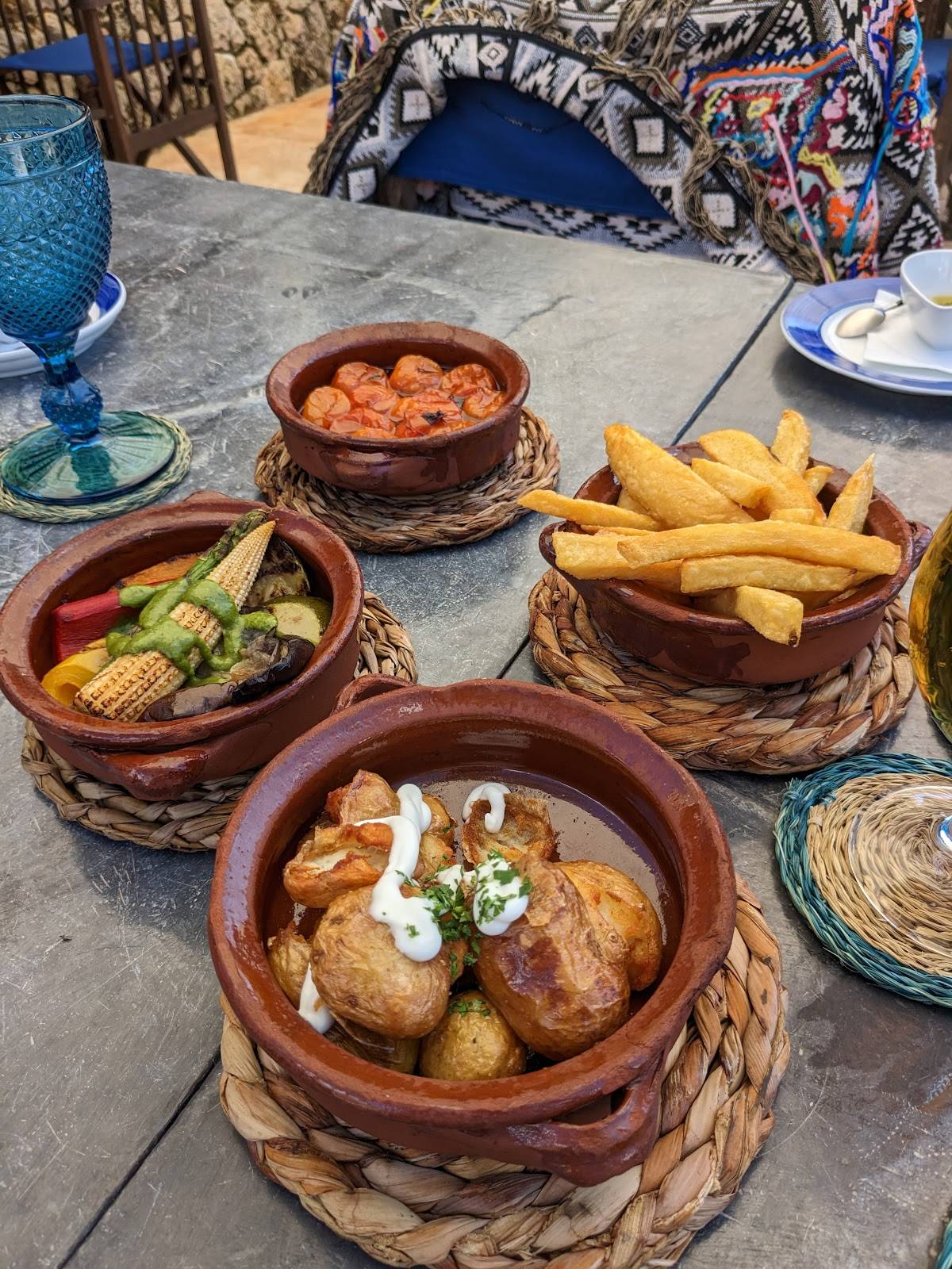 Menu at Sea Club, Cap Rocat, Cala Blava