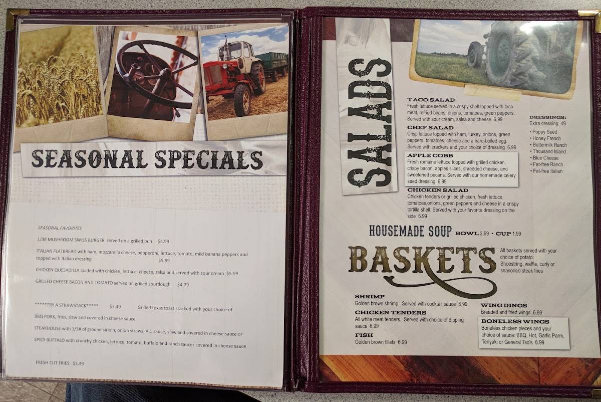 Menu at Simple Life Diner restaurant, Attica