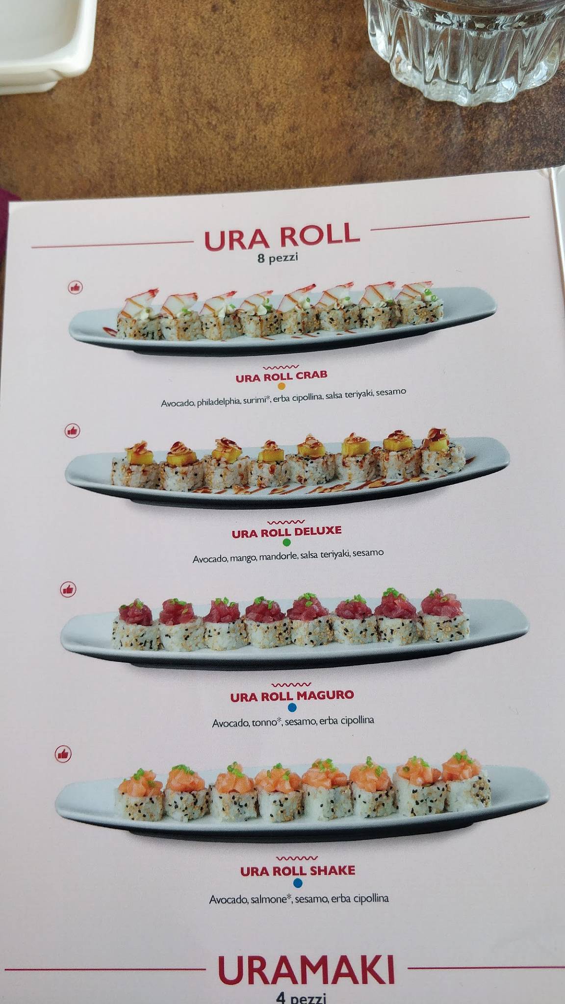 Menu au Sushiko Castenaso restaurant, Chiesa di Villanova
