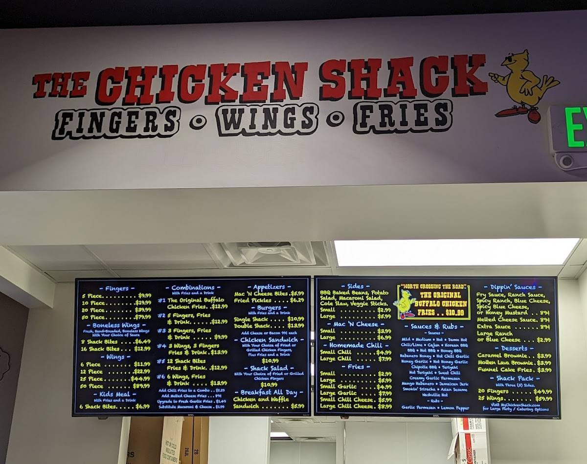 Menu at The Chicken Shack fast food, Wenatchee