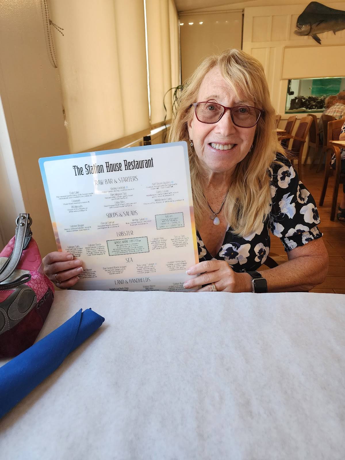 Menu at The Station House Restaurant, Lantana