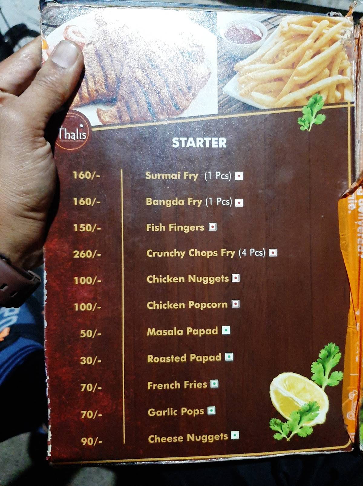 Menu at The Thalis ( Kolhapuri Thali ) - Best kolhapuri Non-veg thali ...
