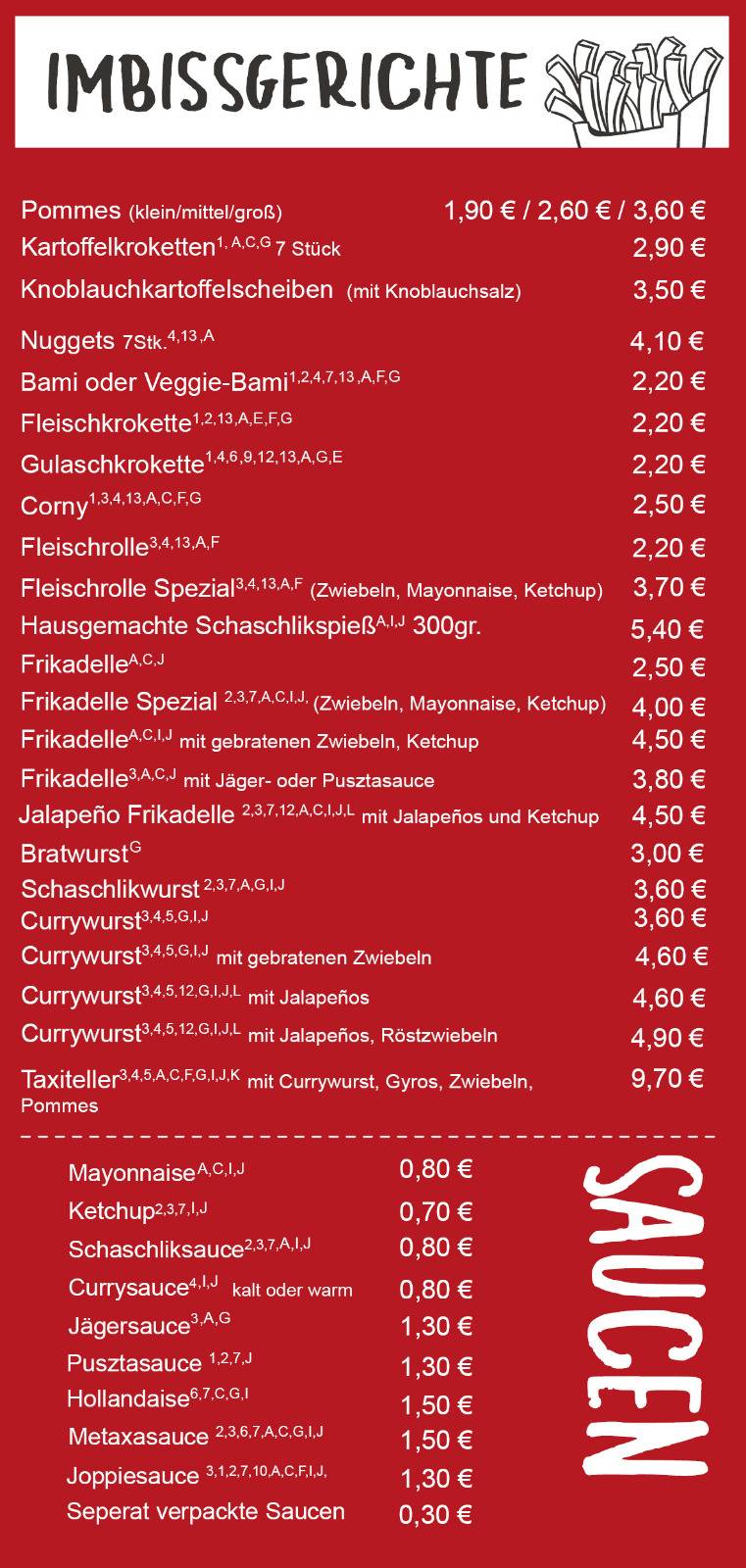 Speisekarte von Toni und Vera - El Greco restaurant, Nettetal