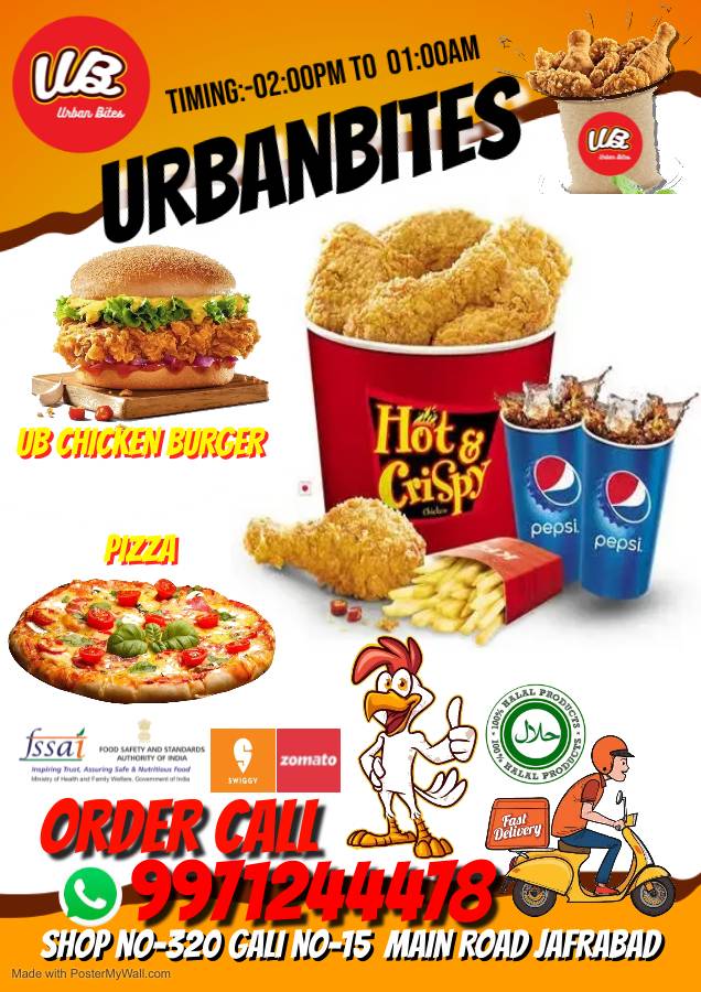 Menu at Urban Bites, Delhi, Shop No - 320