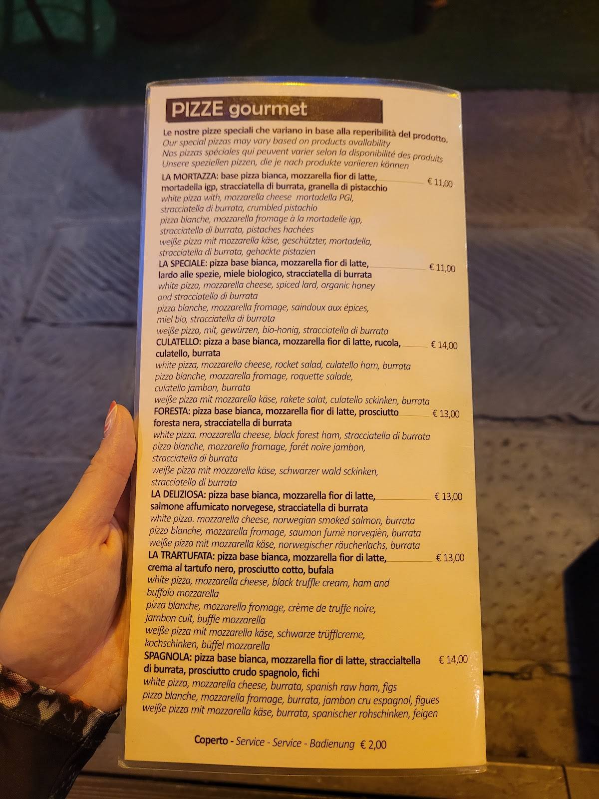 Menu at Ristorante Pizzeria Da Ely, Monterosso al Mare