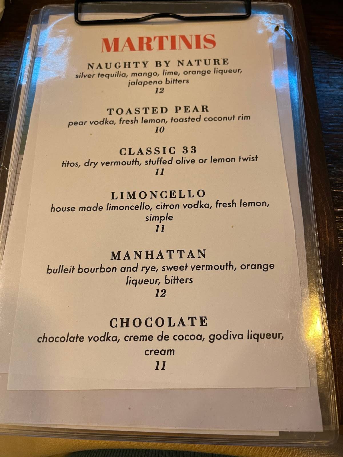 Menu at Roman Bistro pub & bar, Pittsburgh, Ardmore Blvd