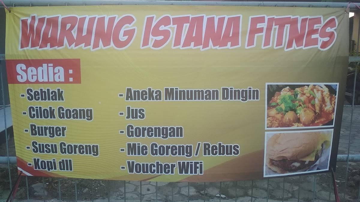 Menu at SEBLAK, Cilok Goang, Warung Istana FITNESS restaurant, Bandung