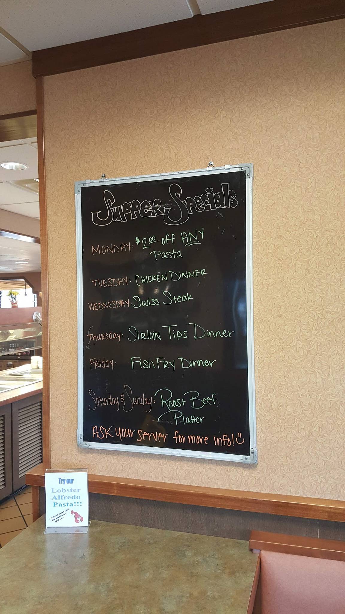 Menu at SF 12th Fryn' Pan Family Restaurant, Sioux Falls, W 12th St