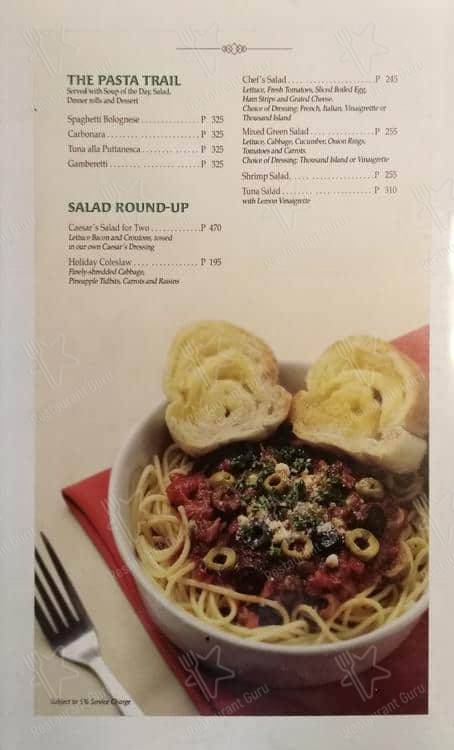 Menu at SGS House of Minis restaurant, San Juan, J322+W8H