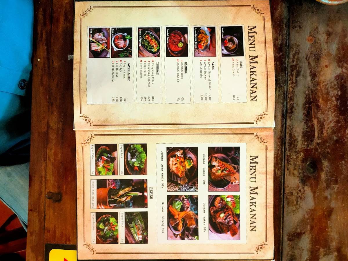 Carta del restaurante SHSD Sambel Hejo Sambel Dadak Grand Wisata ...