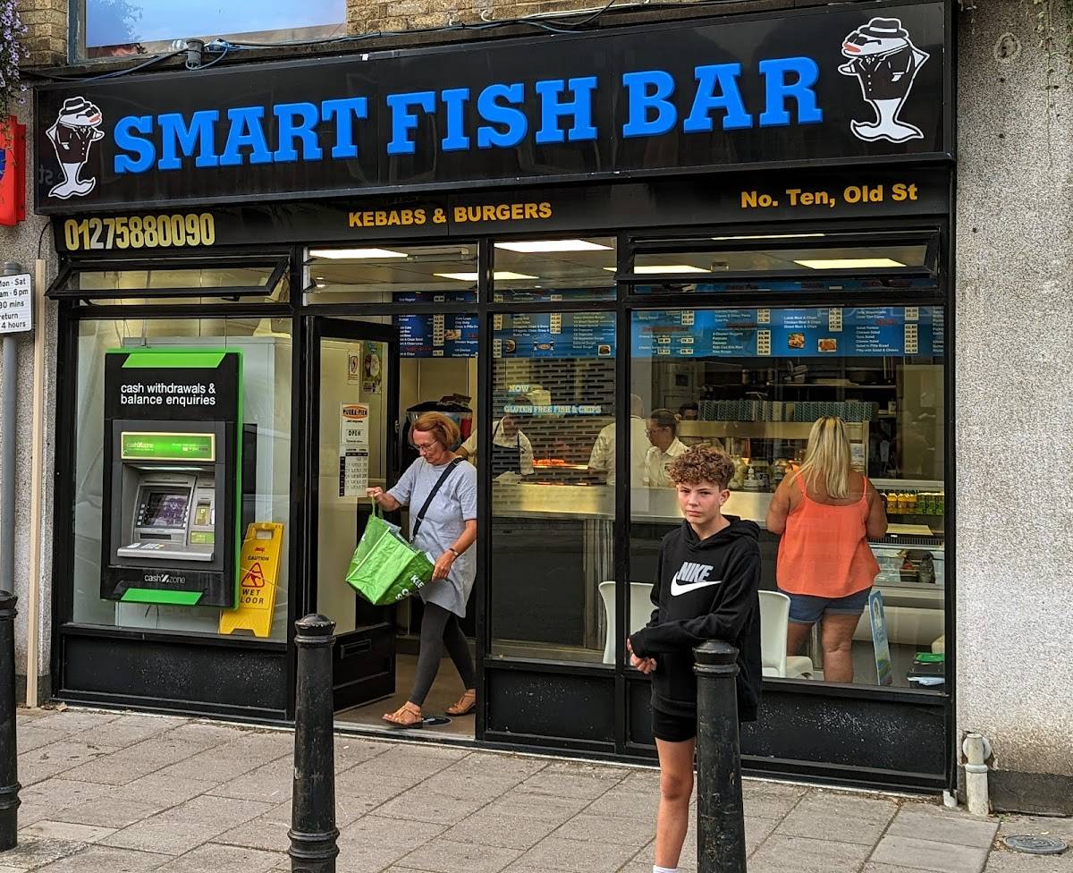 Menu at Smart Fish Bar, Clevedon