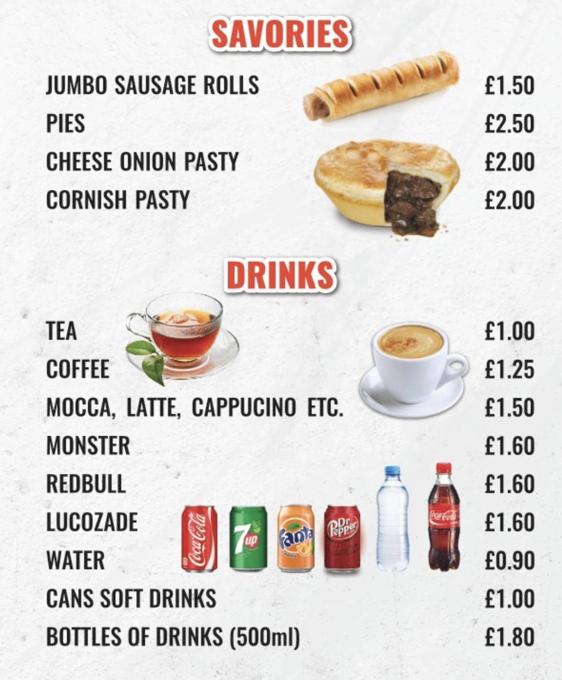 Menu at Snack Attack restaurant, Normanton, 304 Castleford Rd